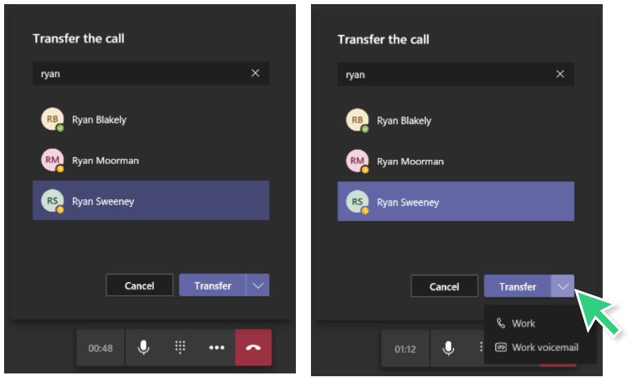 CALL HANDLING INSIDE TEAMS